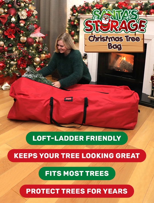 Santa's Storage Christmas Tree Bag